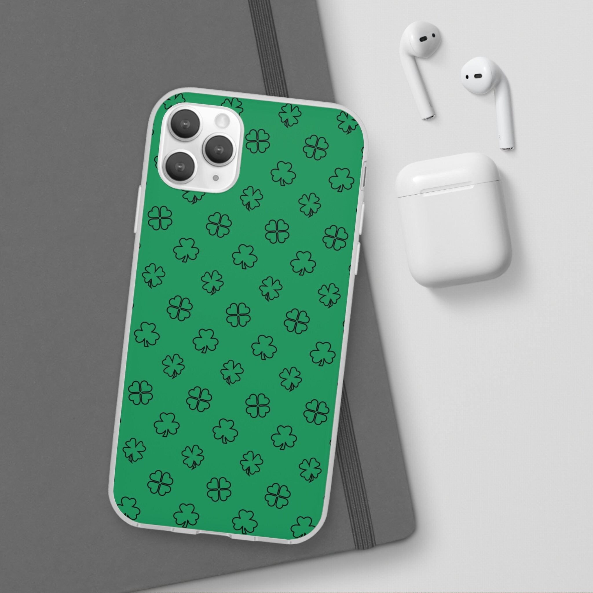 Clover iPhone Case, Shamrock iPhone Cases, St Patrick's Day Phone Cover ...