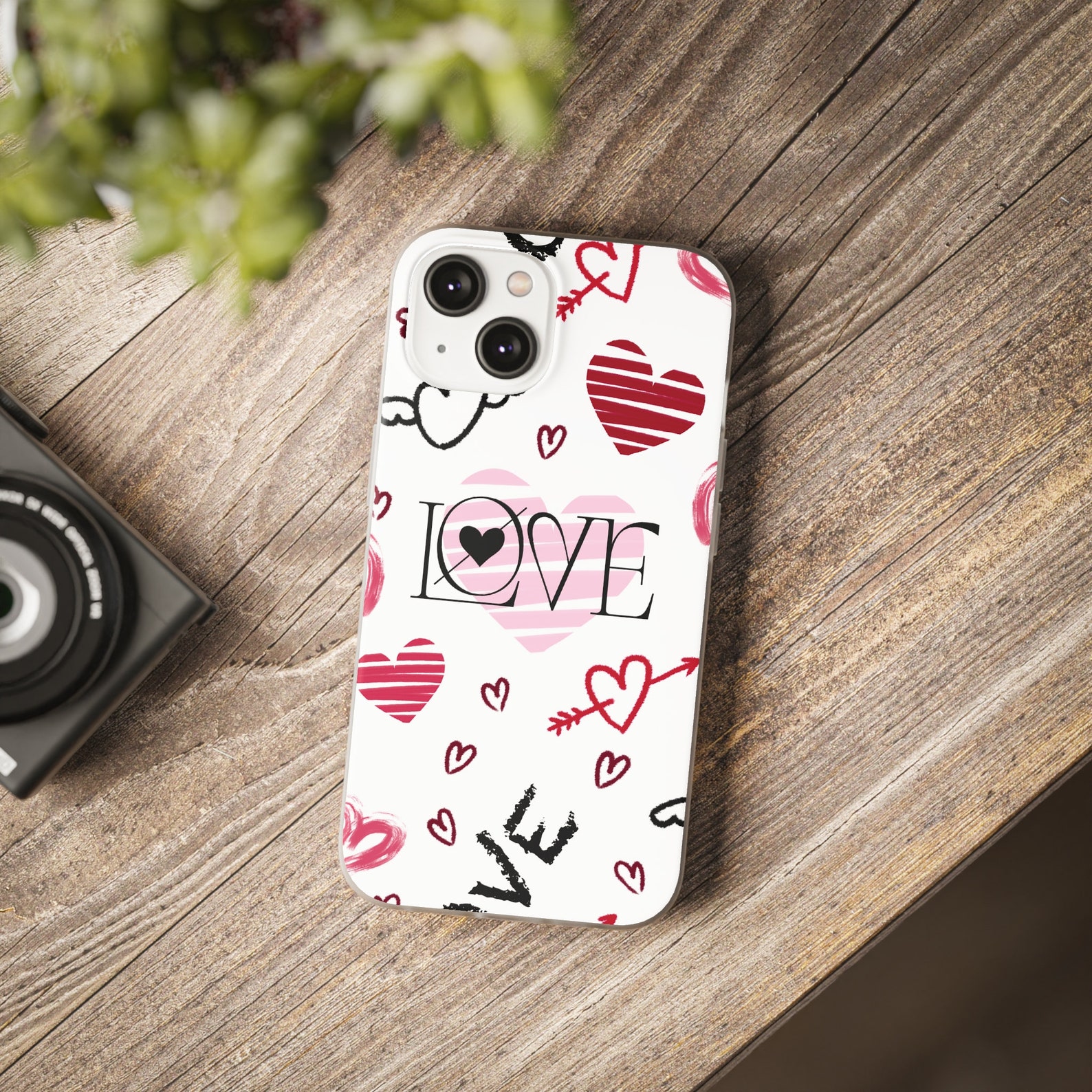 Gothic Anatomical Heart iPhone 14 Case, Skeleton Pink Phone Case, Love ...