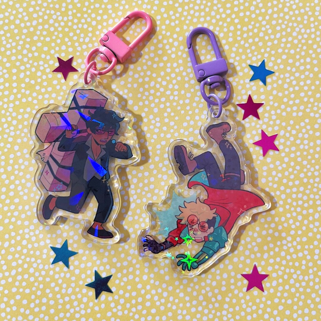 Trigun Stampede Vash and Wolfwood Keychain - Etsy