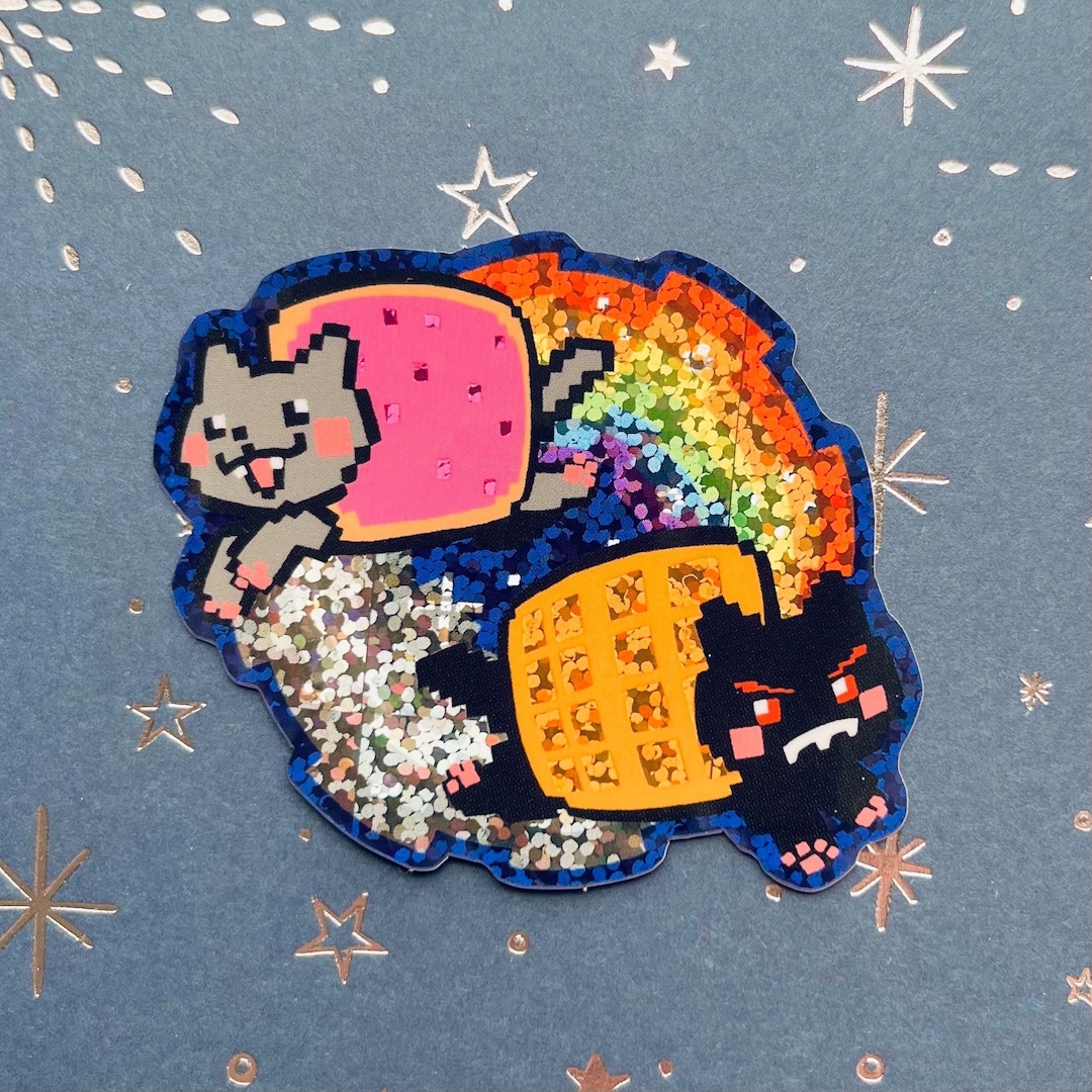 Nyan Cat and Tac Nayn Sticker - Etsy