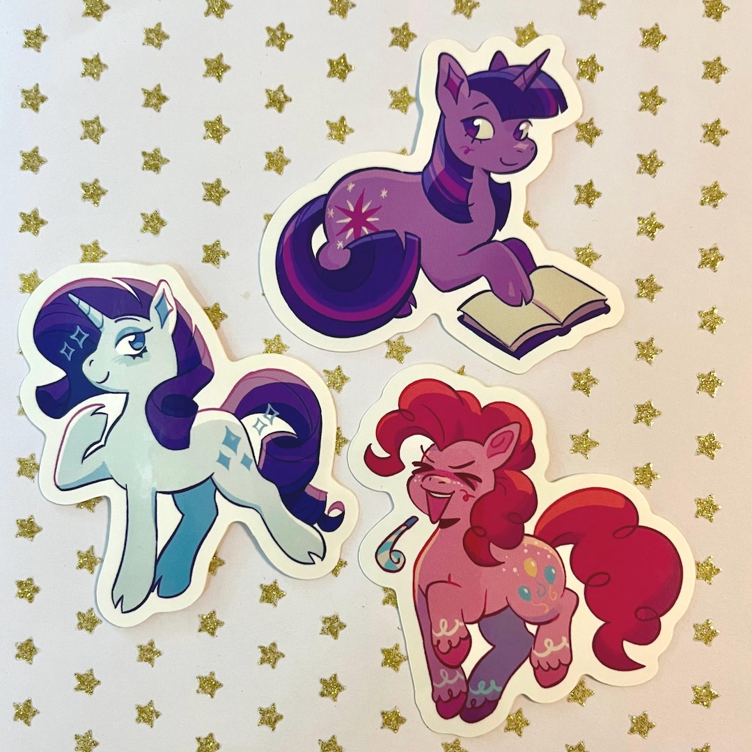 My Little Pony Stickers - Etsy