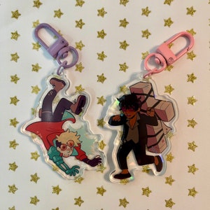 Trigun Stampede Vash and Wolfwood Keychain - Etsy