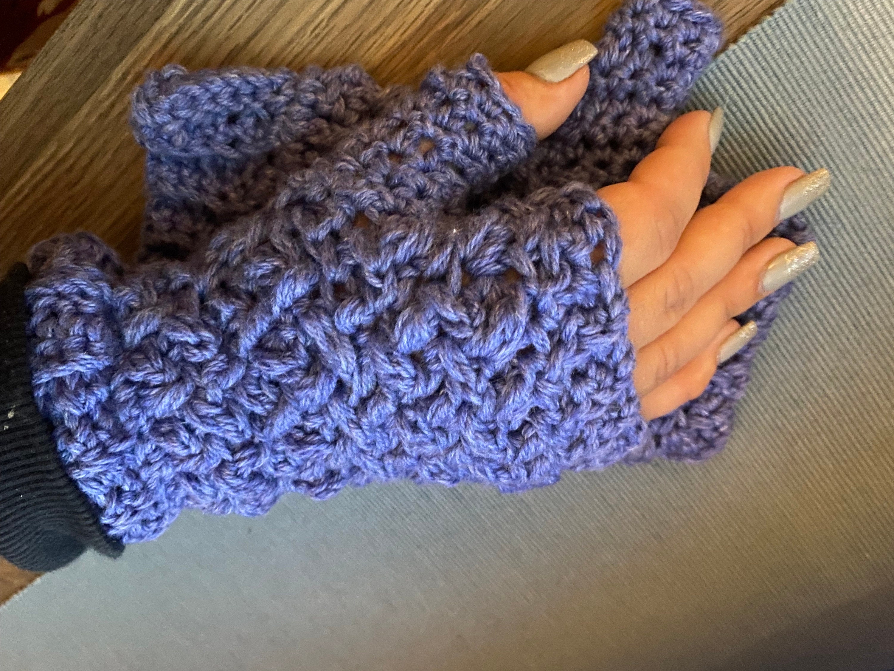 Merino Wool Fingerless Gloves - Etsy
