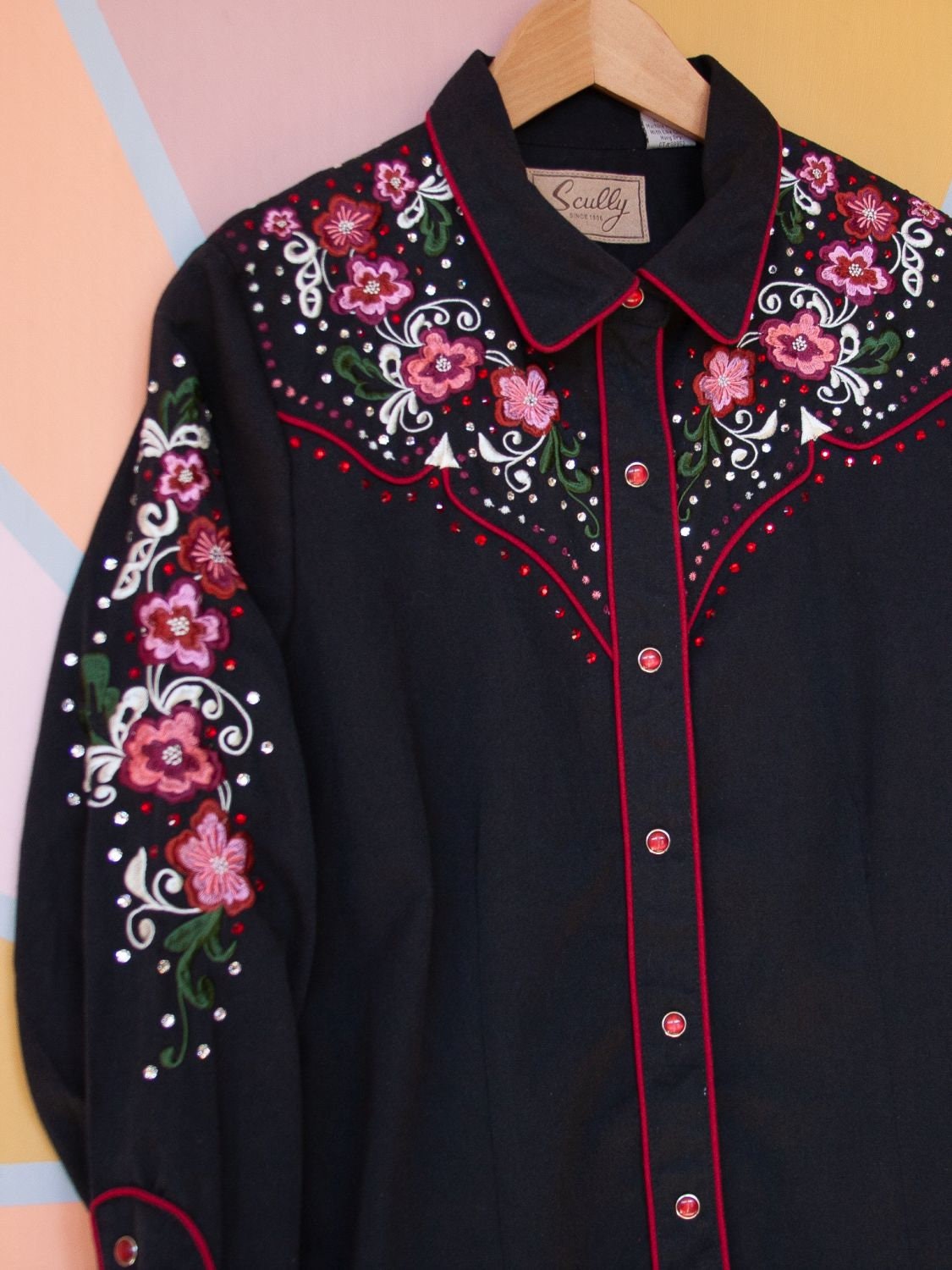 The Josette Scully Rhinestone Western Shirt - Etsy