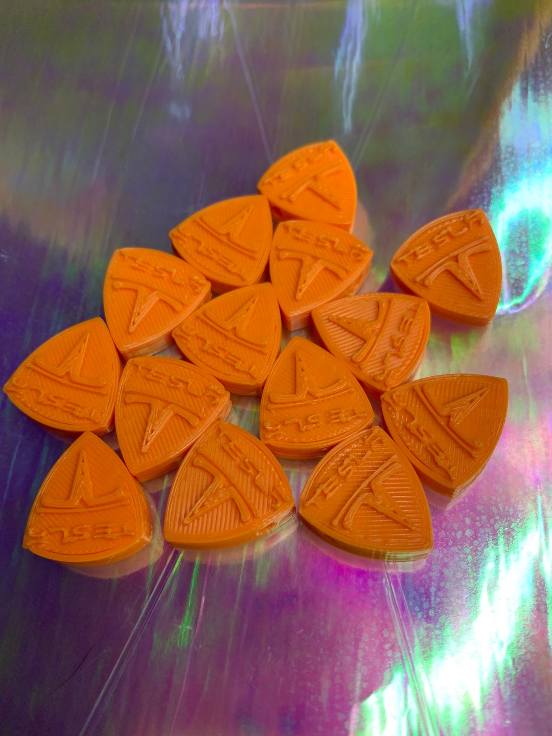 Orange Tesla Kandi Beads - 3D Printed EDM Pony Beads - Etsy