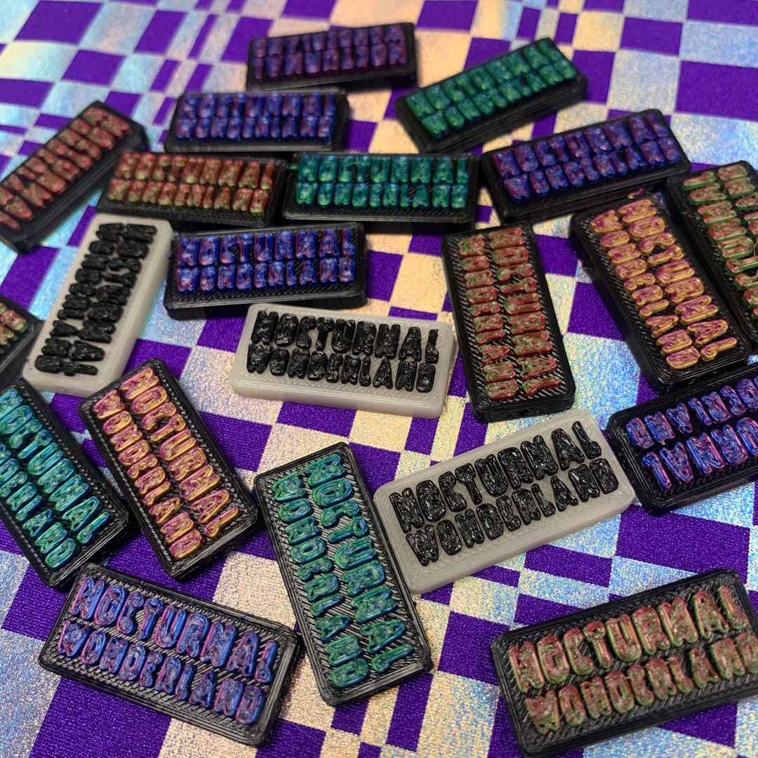 Noc Wonderland Bead 3D Printed Custom Beads EDM Beads - Etsy