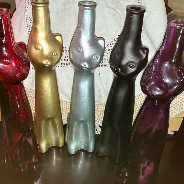 Cat Decanter - Etsy