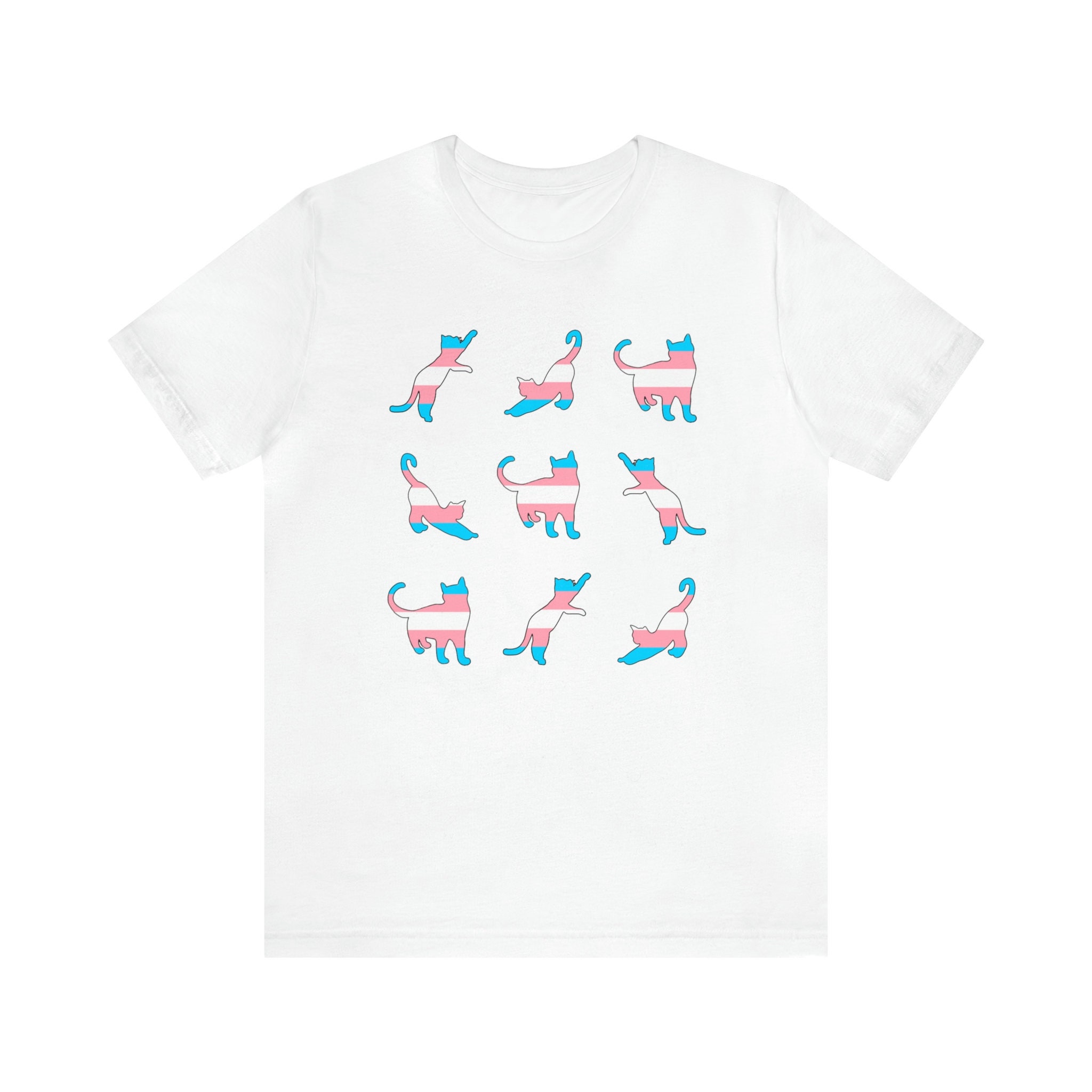 Trans Rights Ally Cats Shirt, Trans Flag Cats T-shirt, Equal Rights ...
