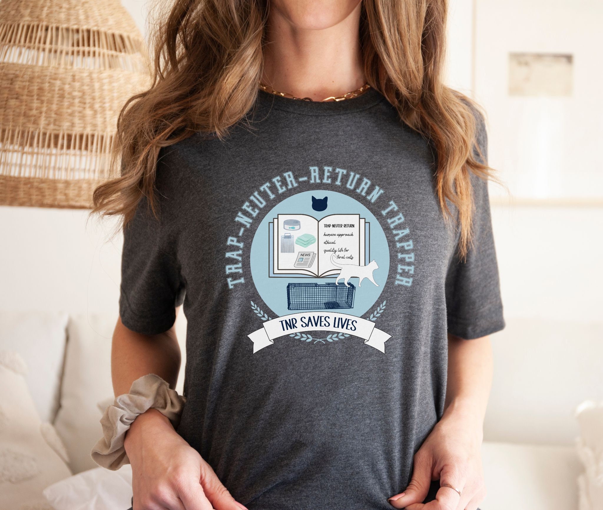 Trap-neuter-return Trapper Shirt TNR Saves Lives Shirt Cat - Etsy