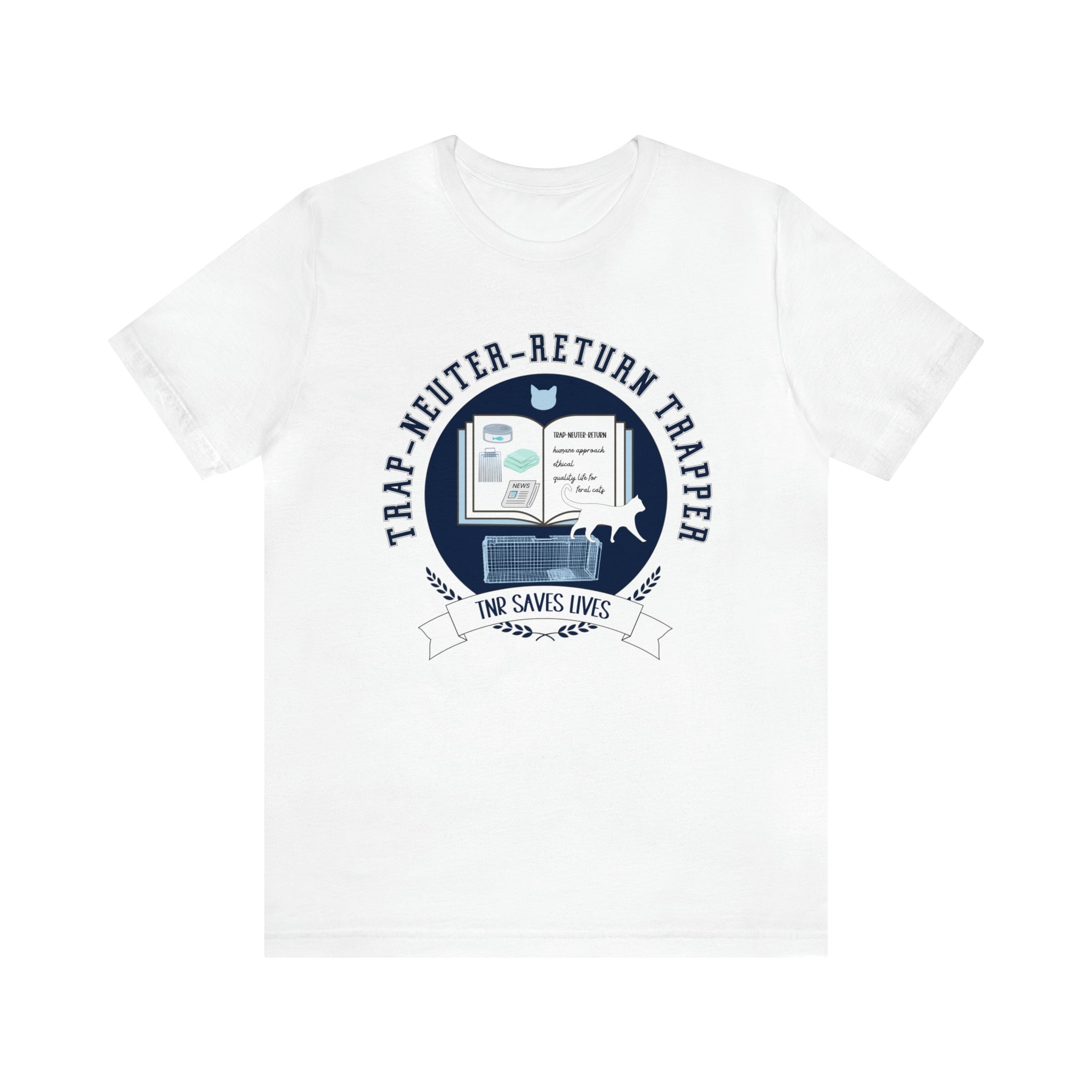 Trap-neuter-return Trapper Shirt TNR Saves Lives Shirt Cat - Etsy