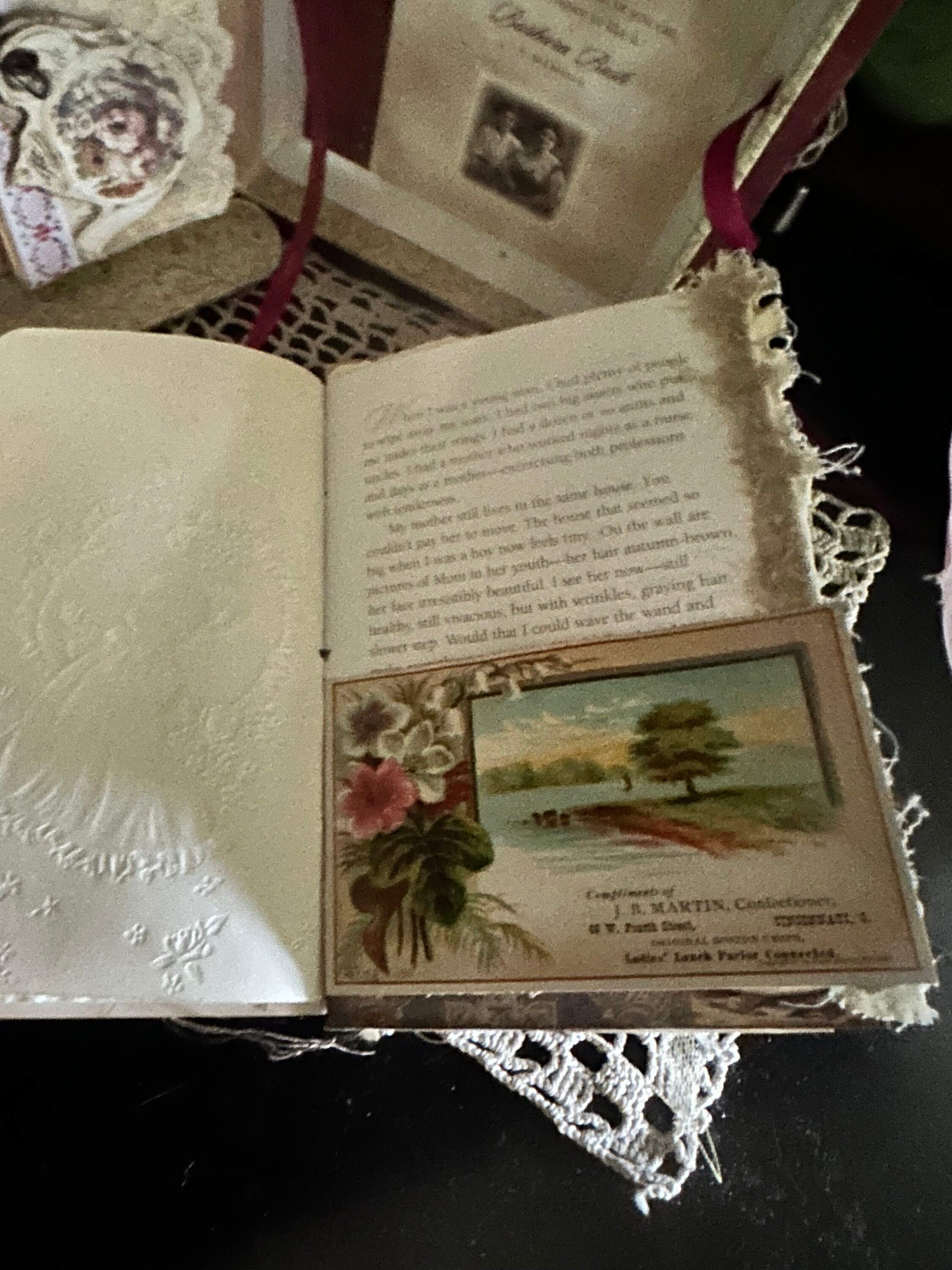 Small Vintage Junk Journal With Storage Box. - Etsy