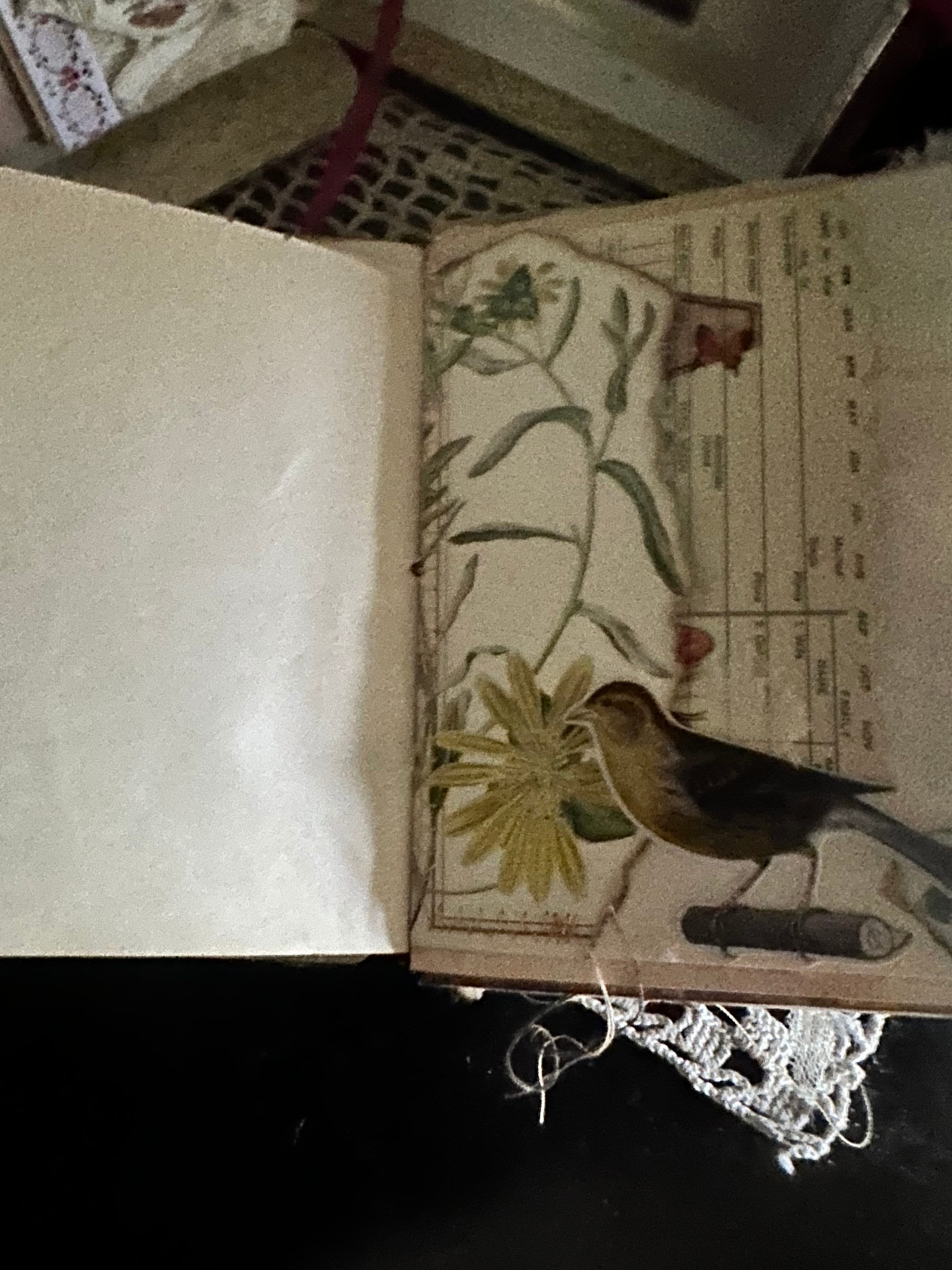 Small Vintage Junk Journal With Storage Box. - Etsy