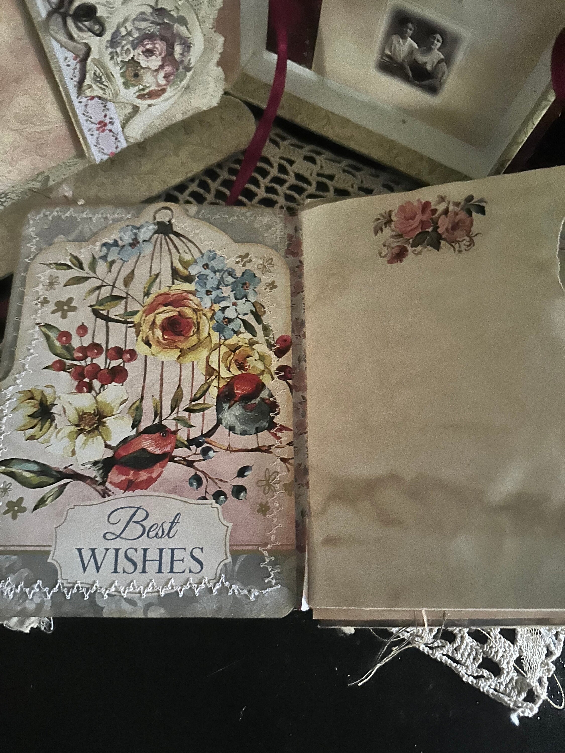 Small Vintage Junk Journal With Storage Box. - Etsy