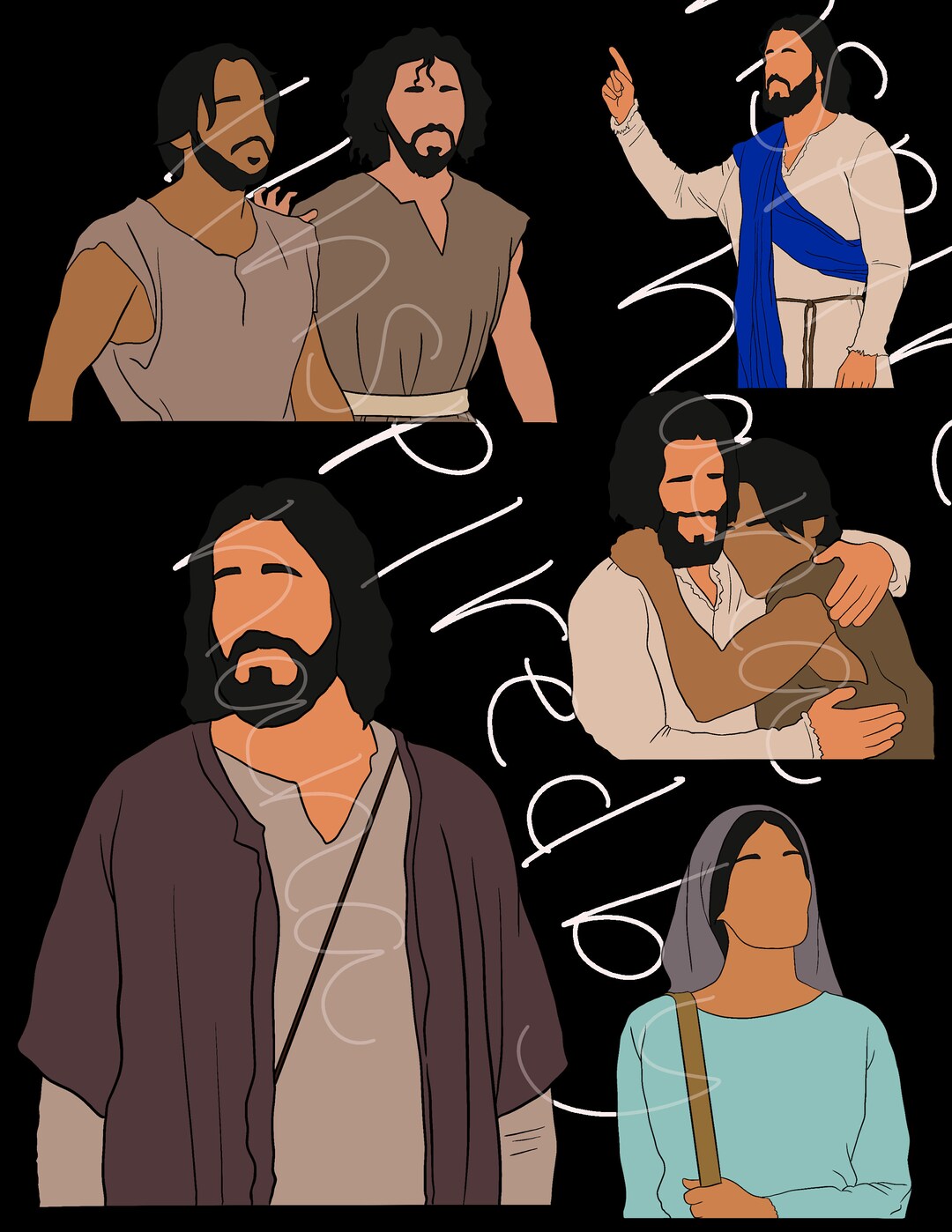 The Chosen Inspired Digital Stickers - Etsy