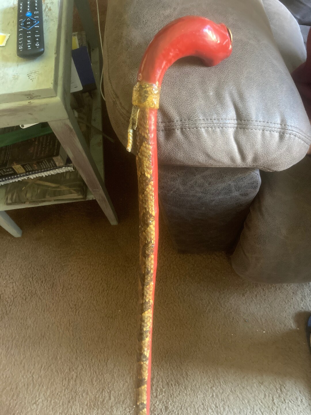 Rattlesnake Cane/walking Stick - Etsy