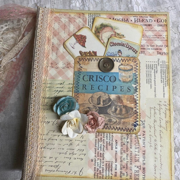 Cookbook Junk Journal - Etsy