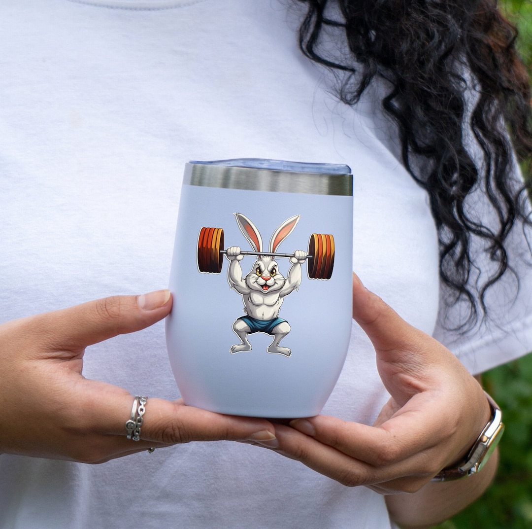 Bunny Sticker Rabbit Stickers for Tumbler B Bunny Sticker for Phone ...