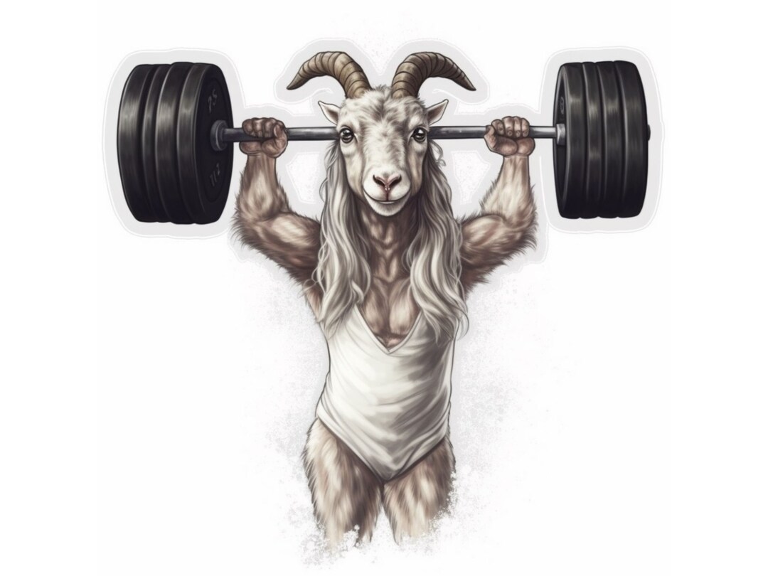 Greatest of All Time GOAT Sticker for Phone Water Bottle Sticker for ...