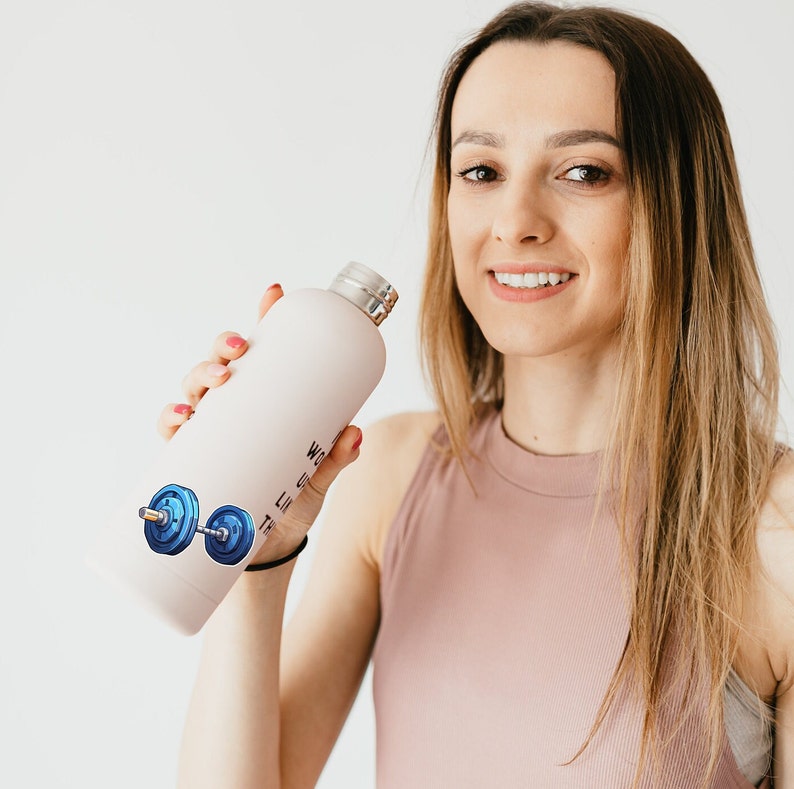 Blue Barbell Kiss-cut Stickers Crossfit - Etsy