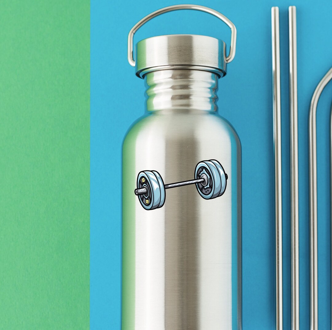 Barbell Sticker Kiss-cut Stickers Crossfit Sticker Weightlifting ...