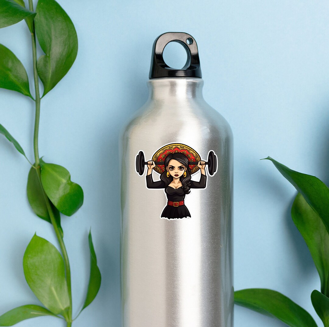 Mariachi Girl Sticker, White Transparent Sticker, Cool Graphic Sticker ...