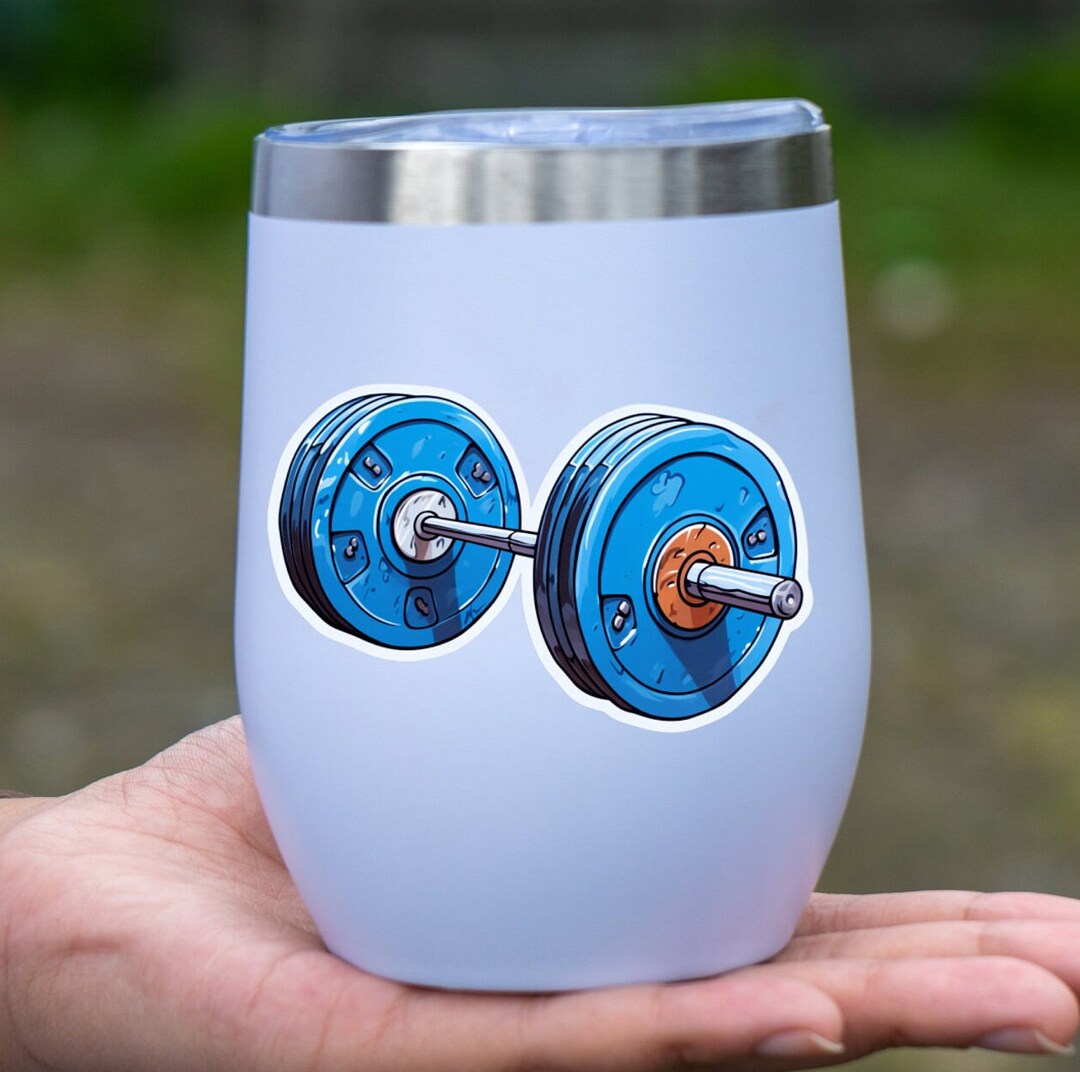 Best Gym Sticker Barbell Stickers for Laptop Water Bottle Gym Stickers ...
