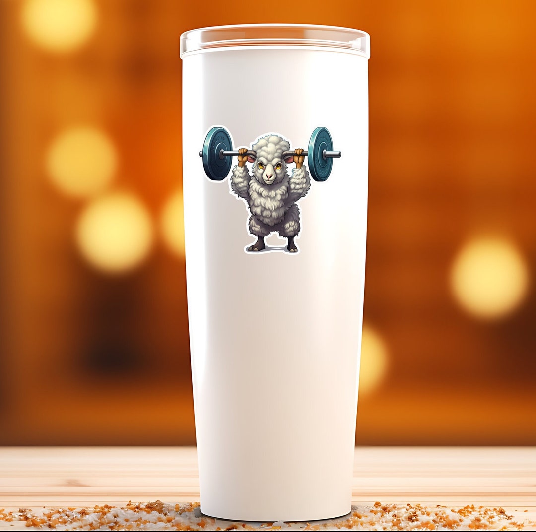 Sheep Sticker Best Barbell Sticker for Phone Case Crossfit Sticker ...