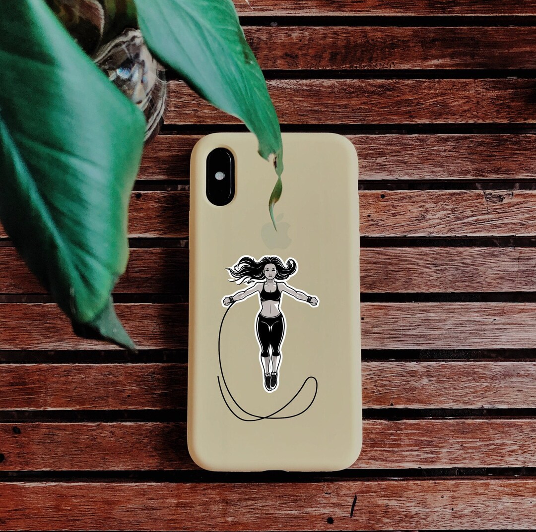 Jump Rope Sticker Crossfit Jump Rope Double Unders Sticker Cardio ...