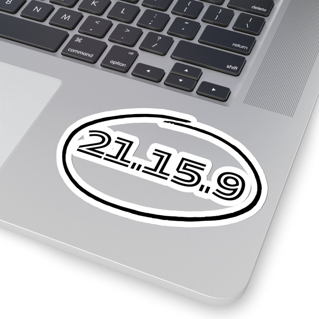 21-15-9 Workout Vinyl Sticker - Crossfit Gift - Etsy