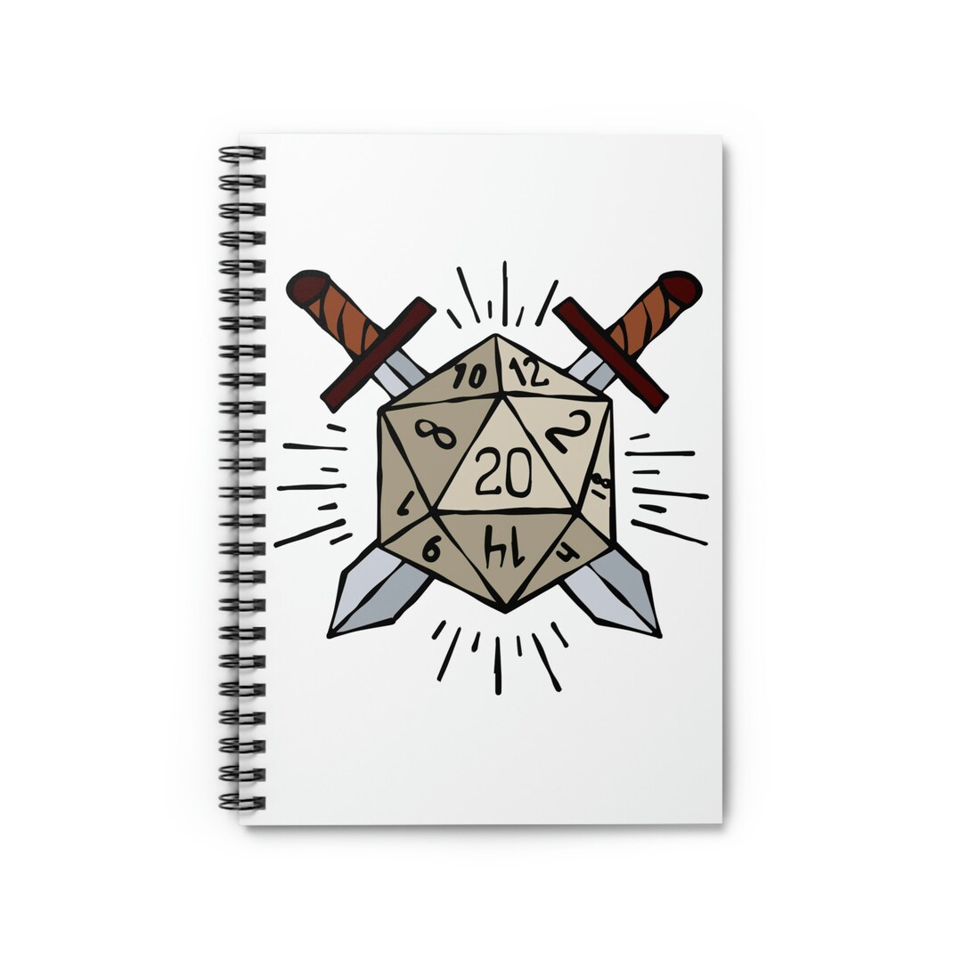 Dnd Insipired Spiral Notebook - Etsy