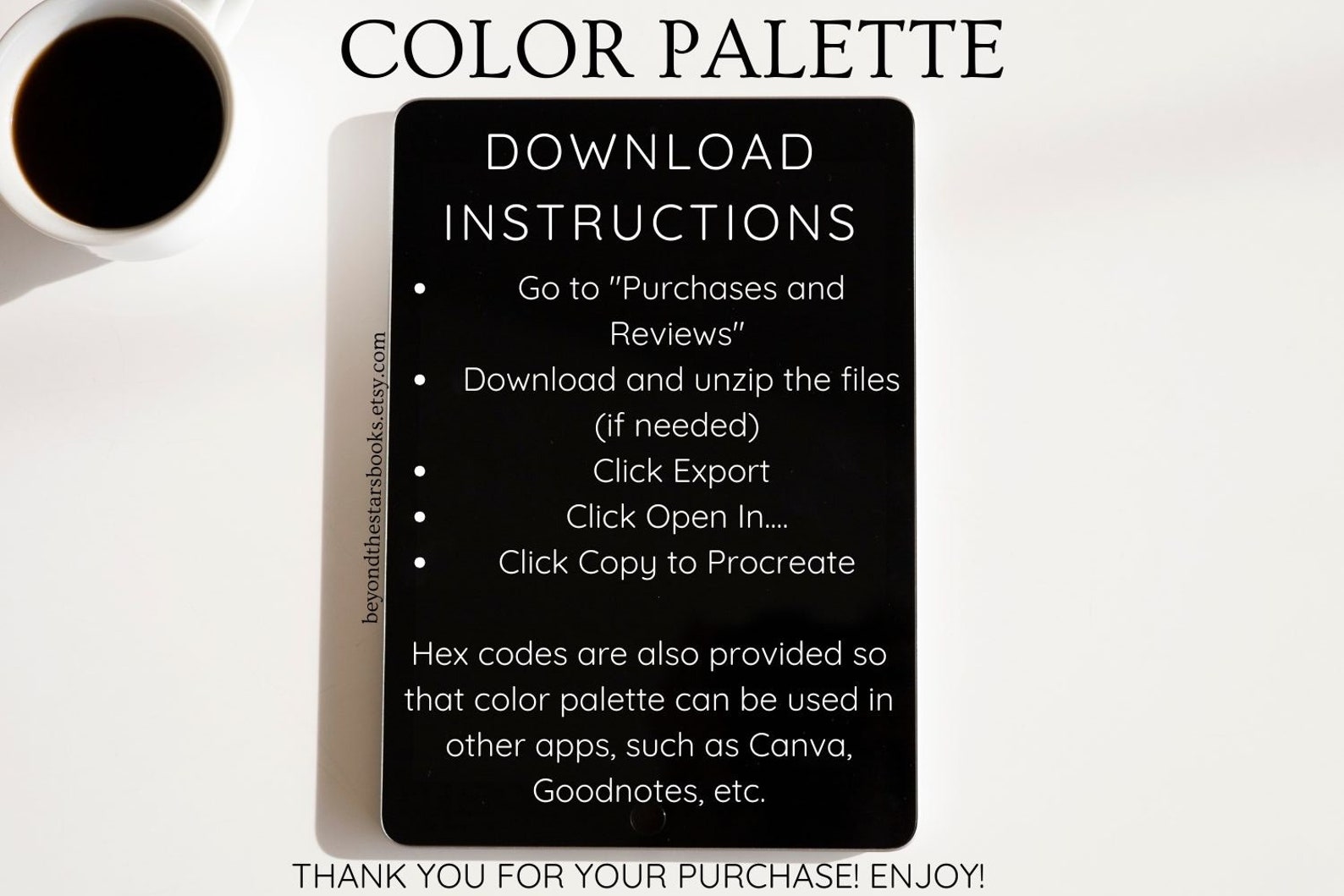 Terrasen Color Palette - Procreate Swatches - Terrasen Procreate ...