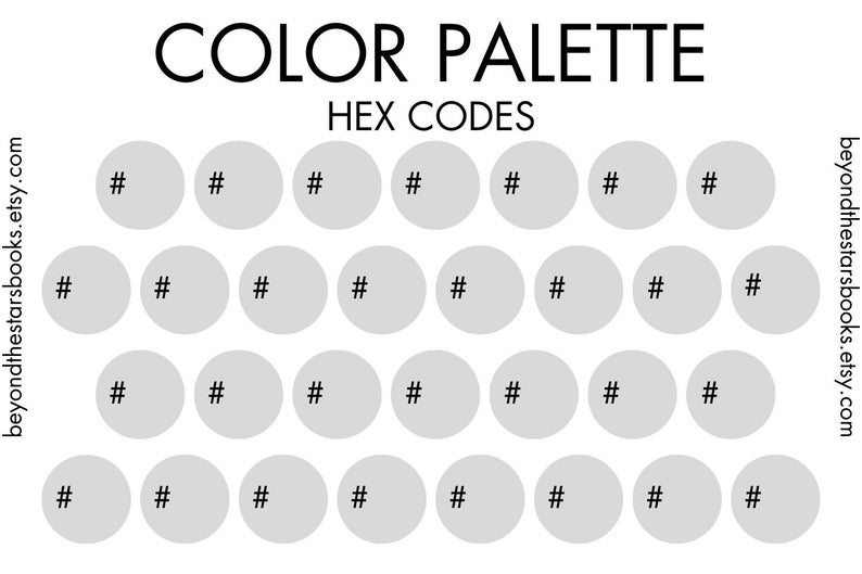 ERAS Color Palette Procreate Swatches ERAS Procreate Swatches Color ...