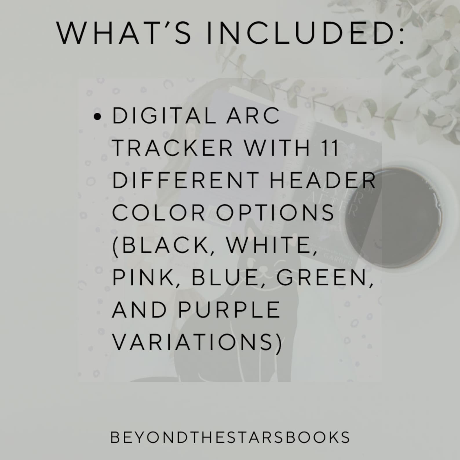 ARC Tracker - Book Tracker - Book ARC Template - Digital Arc Tracker ...