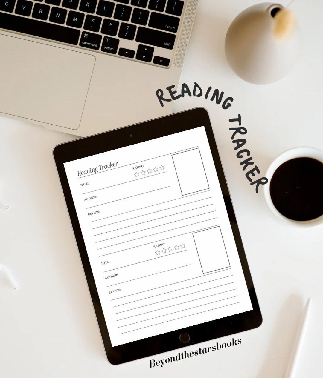 Reading Tracker - Book Tracker - Book Review Template - Digital Tracker ...