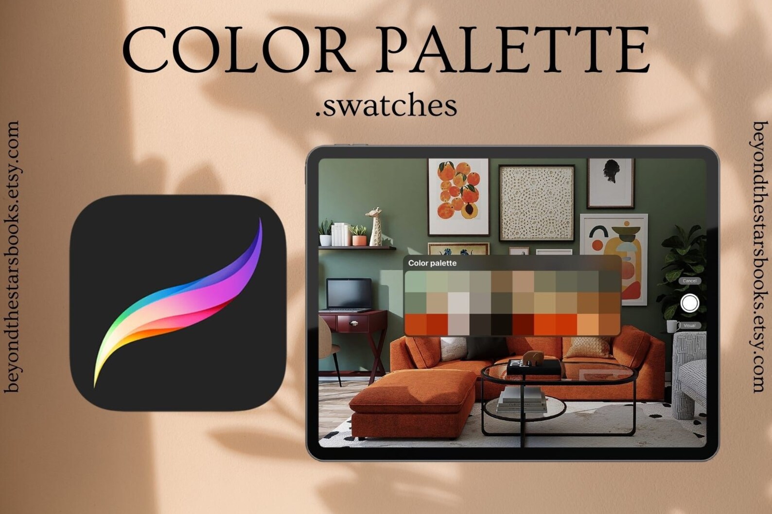 Gulf Breeze Color Palette - Procreate Swatches - Gulf Breeze Procreate ...