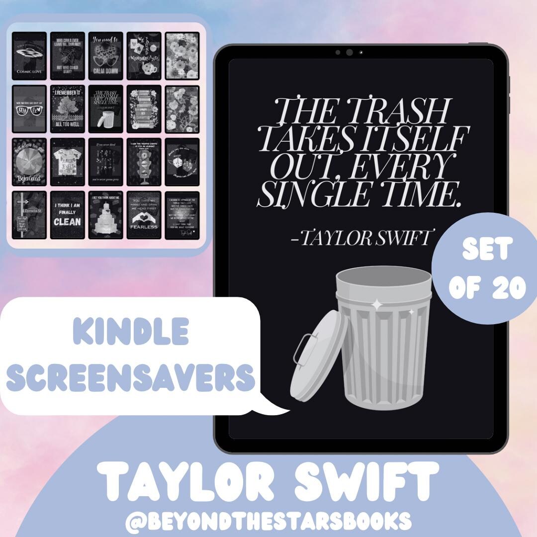 TAYLOR SWIFT Inspired Kindle Screensavers | 20 Paperwhite Lock Screen ...