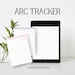 ARC Tracker - Book Tracker - Book ARC Template - Digital Arc Tracker - Printable - Instant ...