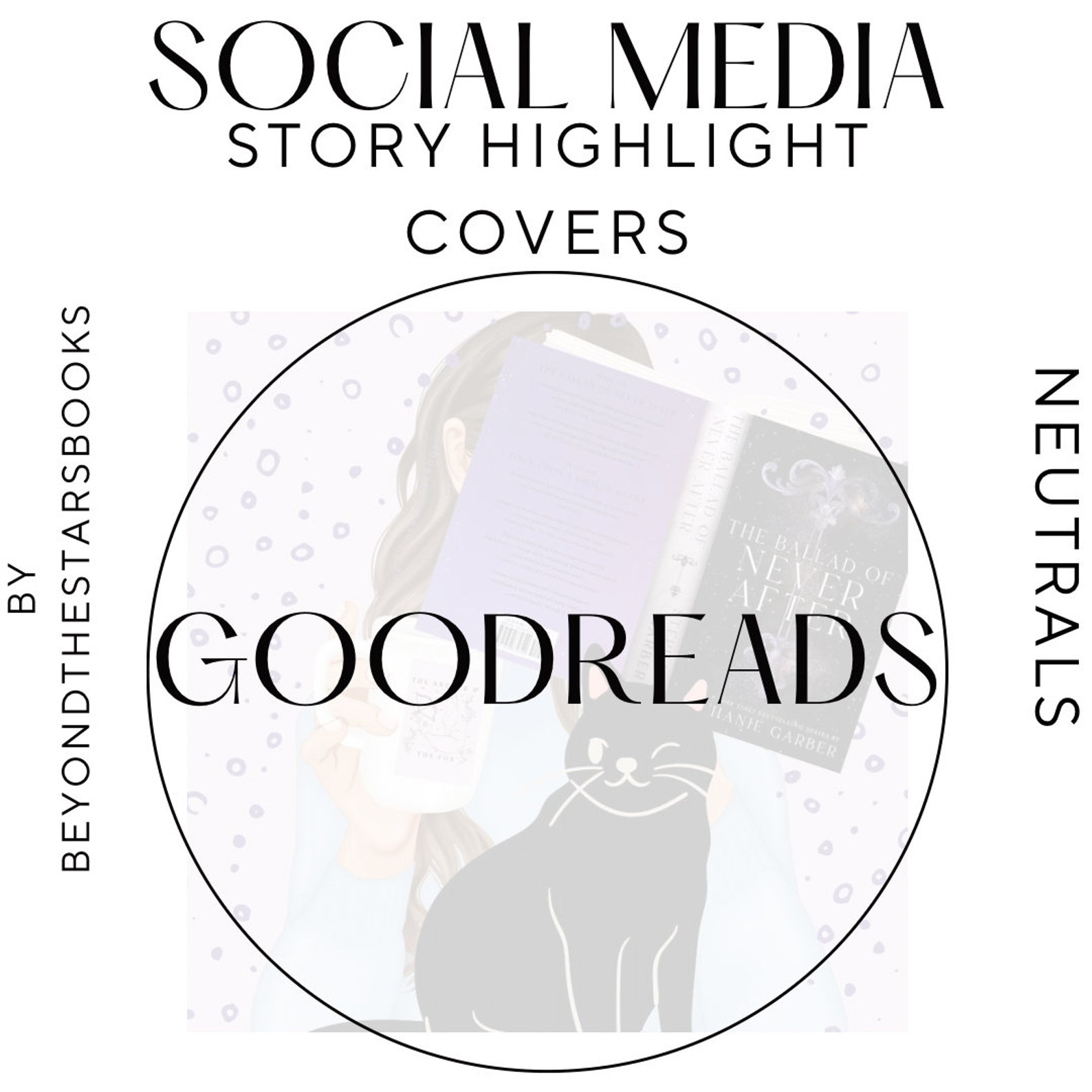 Neutral Bookstagram Highlight Cover Bundle - Instagram Highlights ...
