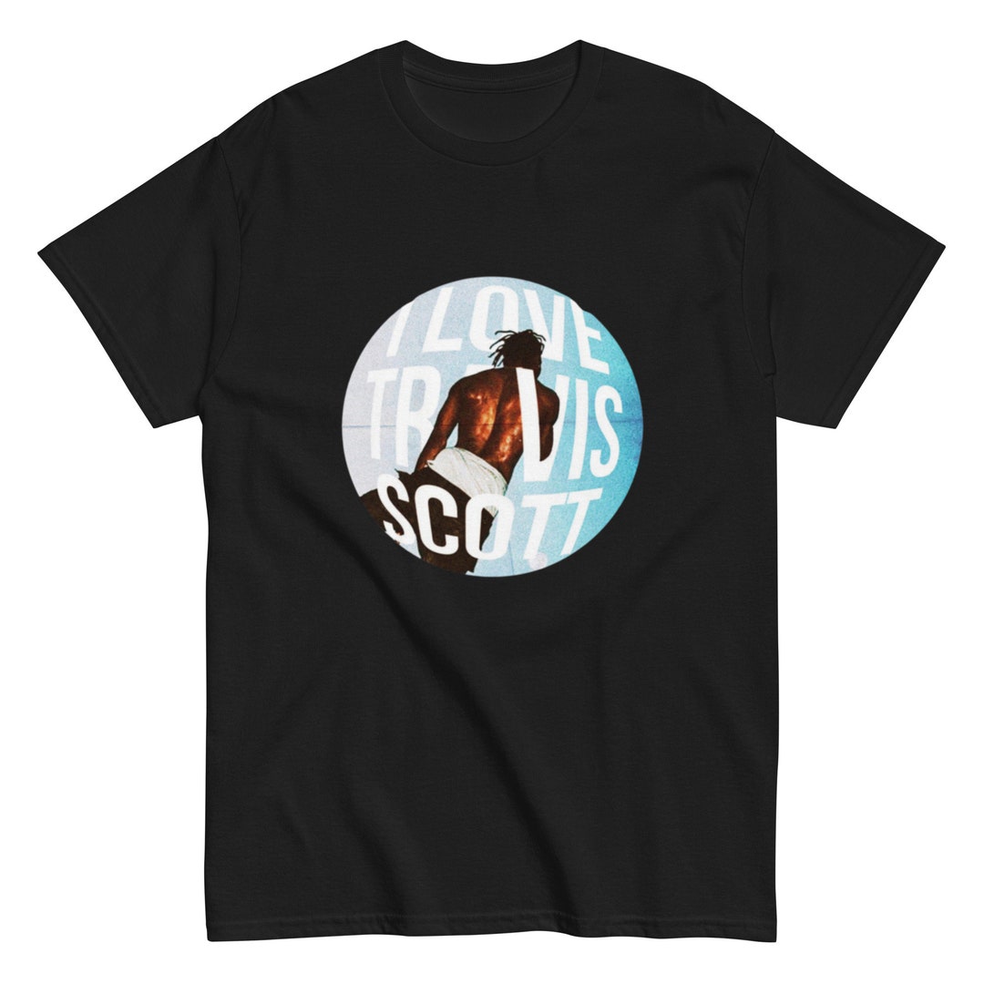 I Love Travis Scott Vinyl Tee - Etsy