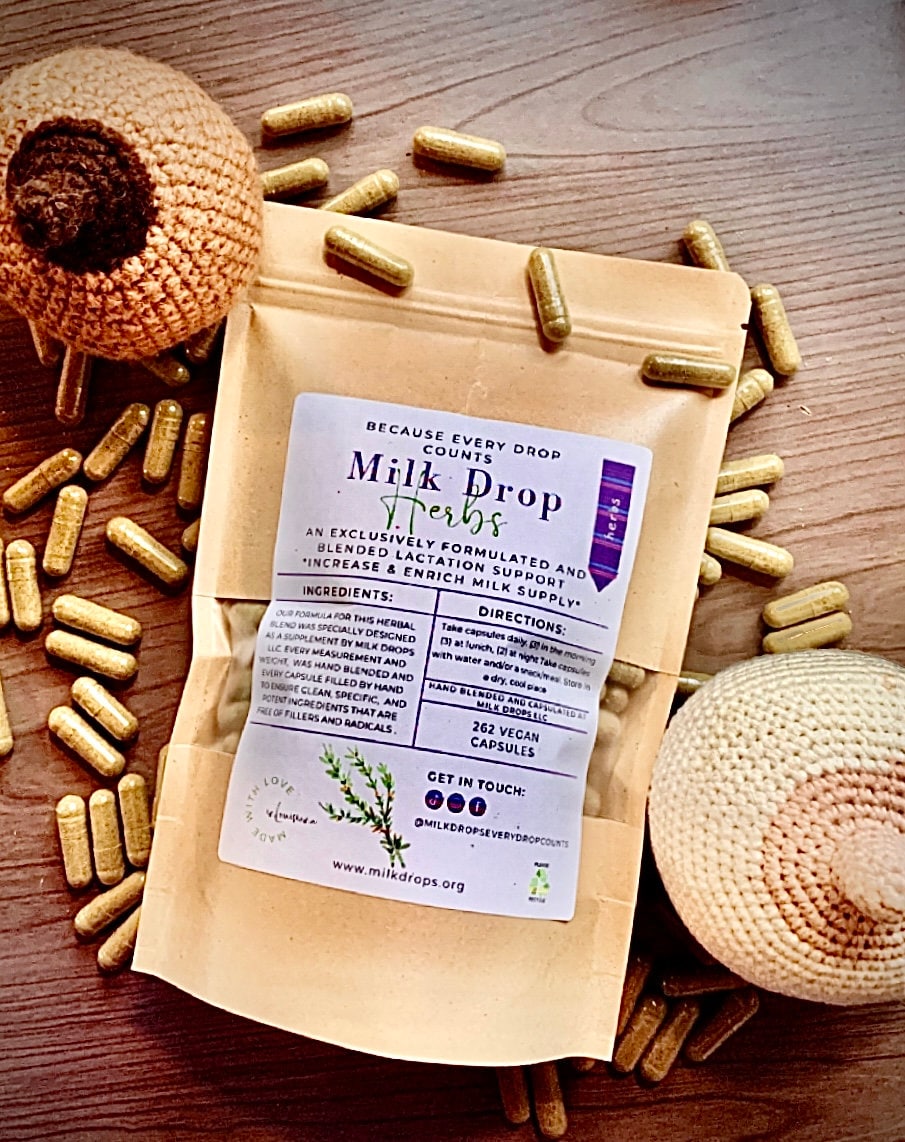 Milk Drop Herbs: A Custom Blended Herbal Lactation Support 2 Week ...
