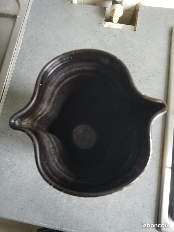 French 70s Ceramic Cyclops Vase - Etsy