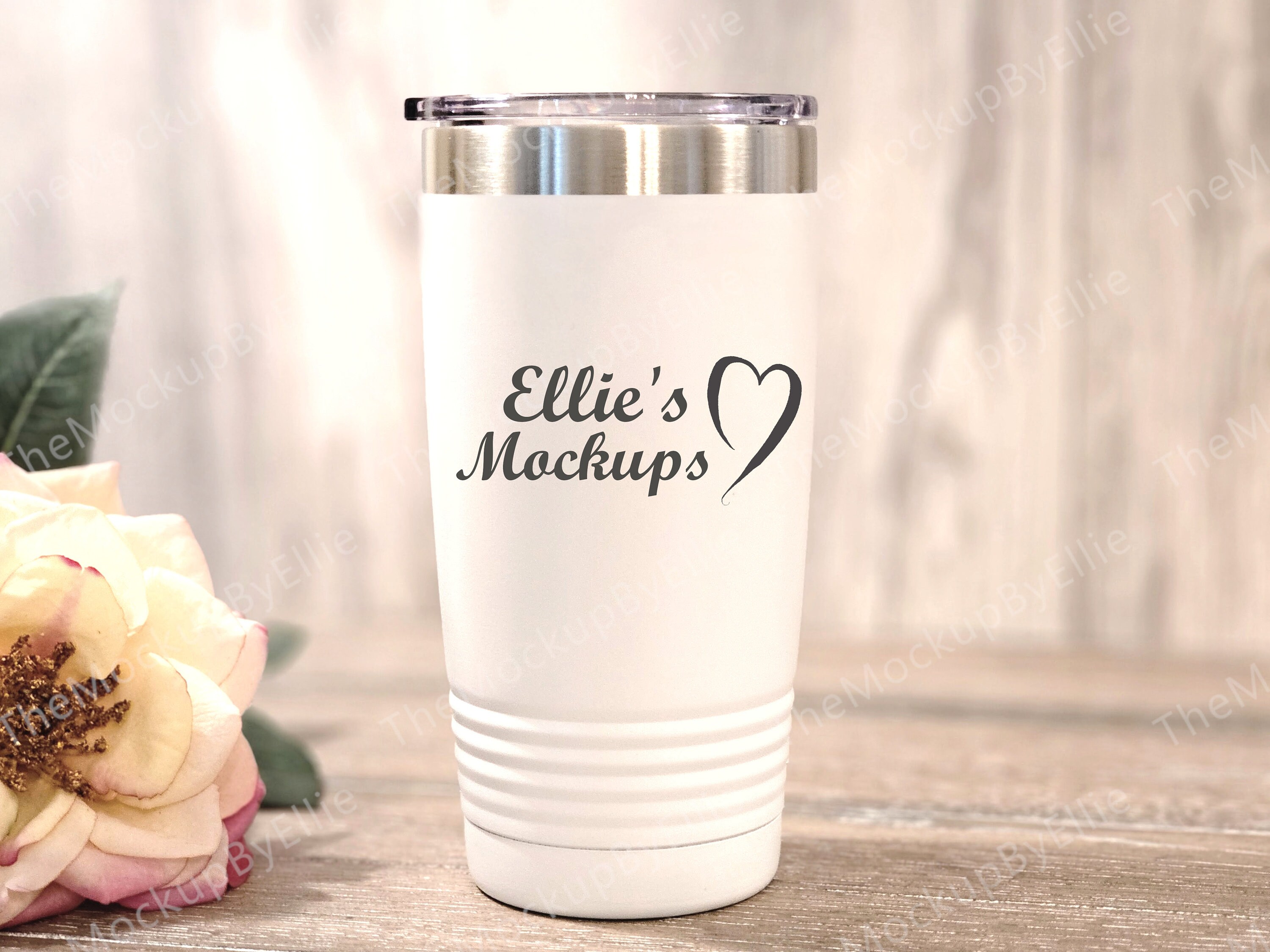 Ringneck Tumbler Mockup | Printify 20 Oz. Ringneck Mockup | White ...
