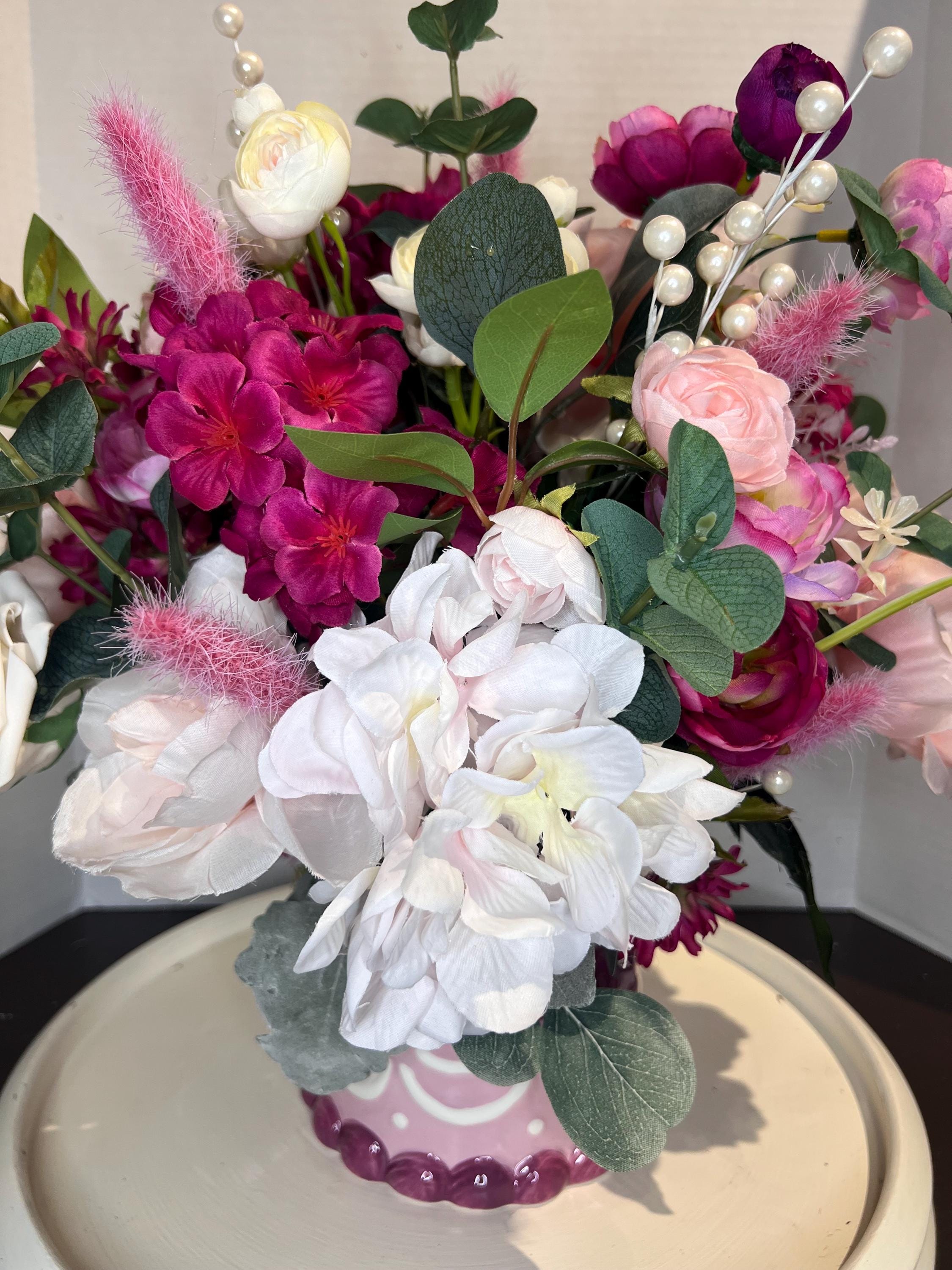 Happy Birthday Floral Arrangement - Etsy