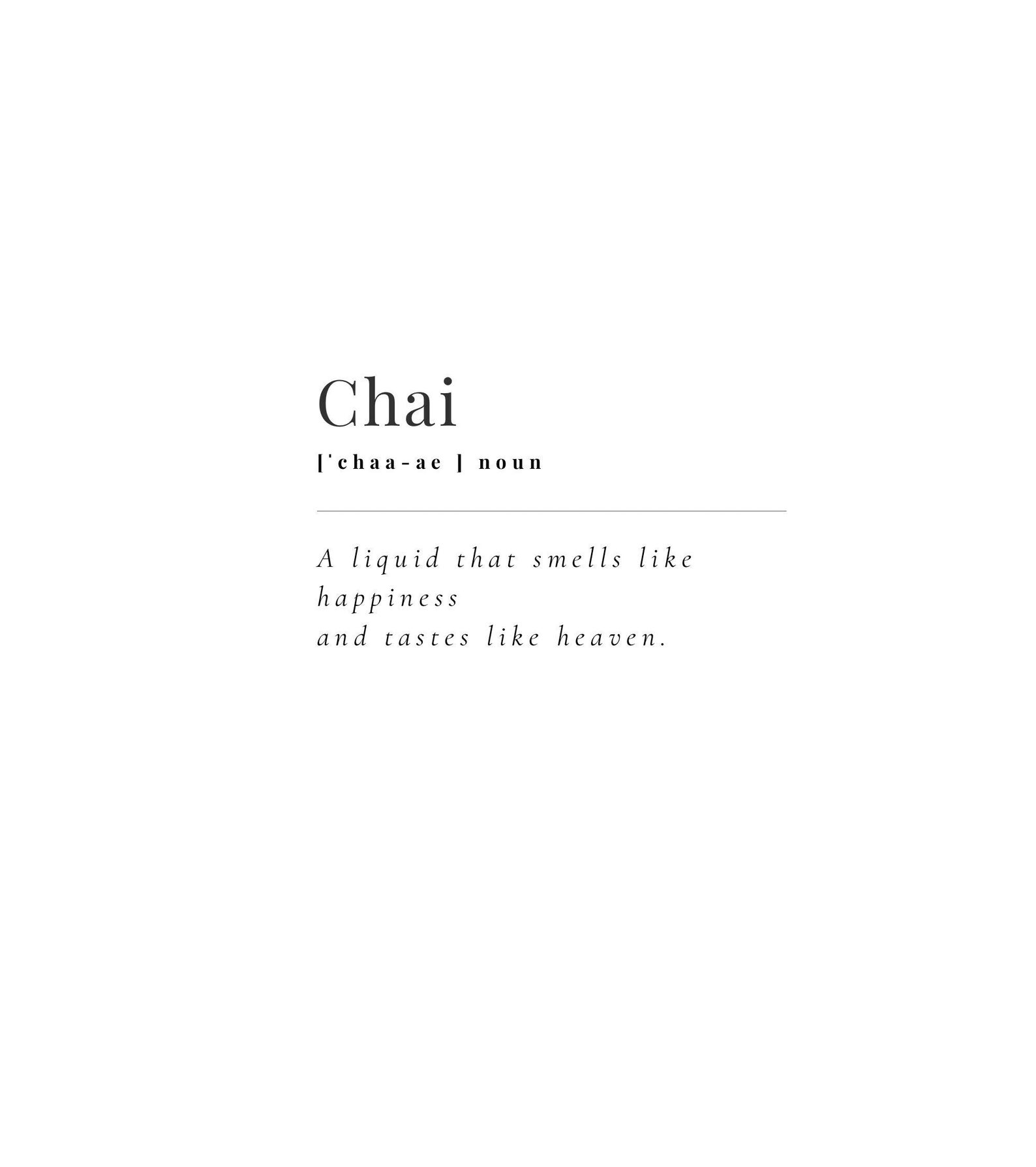 Chai Signinstant Download Template - Etsy