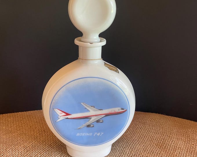 Vintage Antique Dant Distillery 1969 Boeing 747 Jumbo Jet Aviation ...