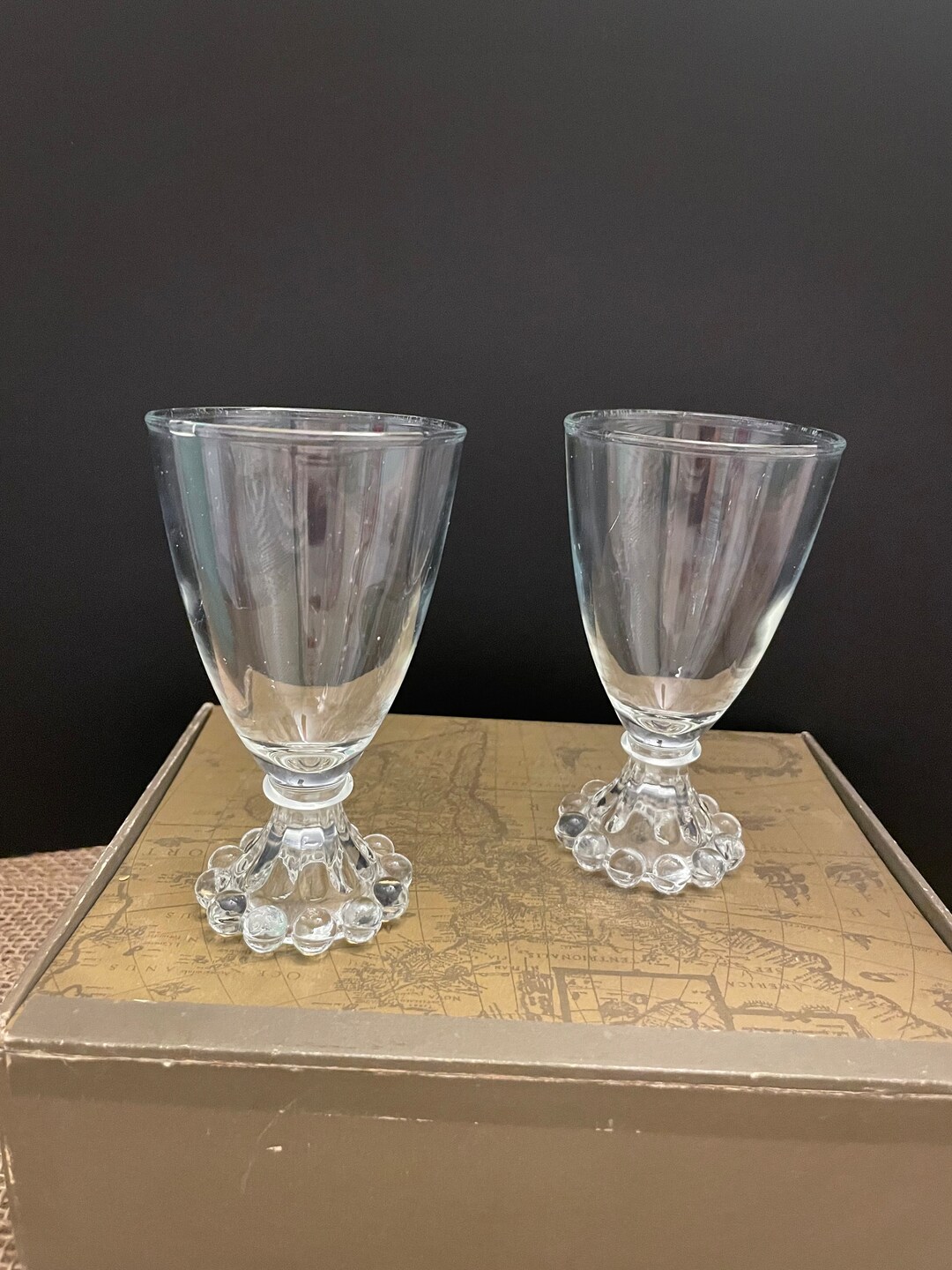 Vintage Anchor Hocking Set of 2 Boopie Candlewick Juice Glasses , Vintage Glassware - Etsy