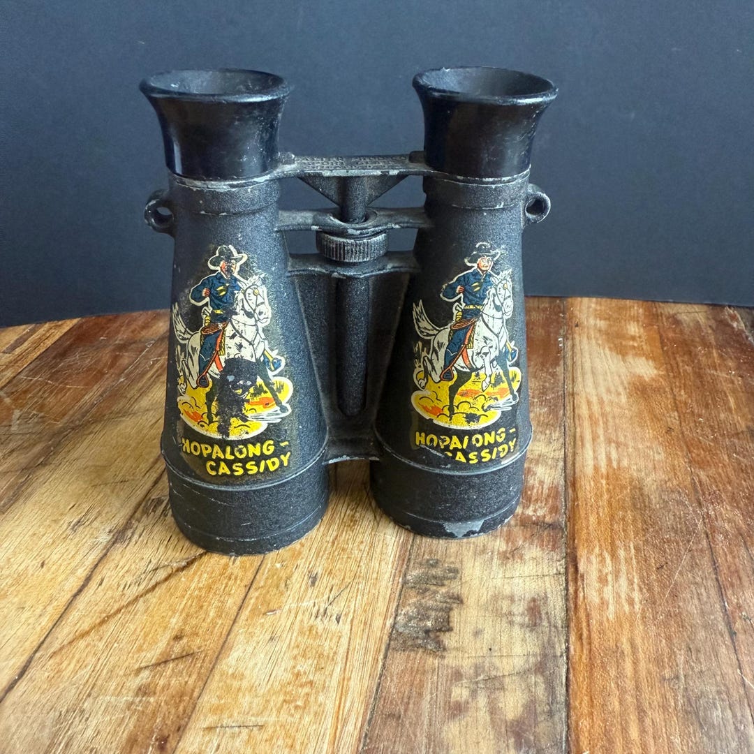 Vintage 1950s Hopalong Cassidy Toy Binoculars – Western Cowboy ...