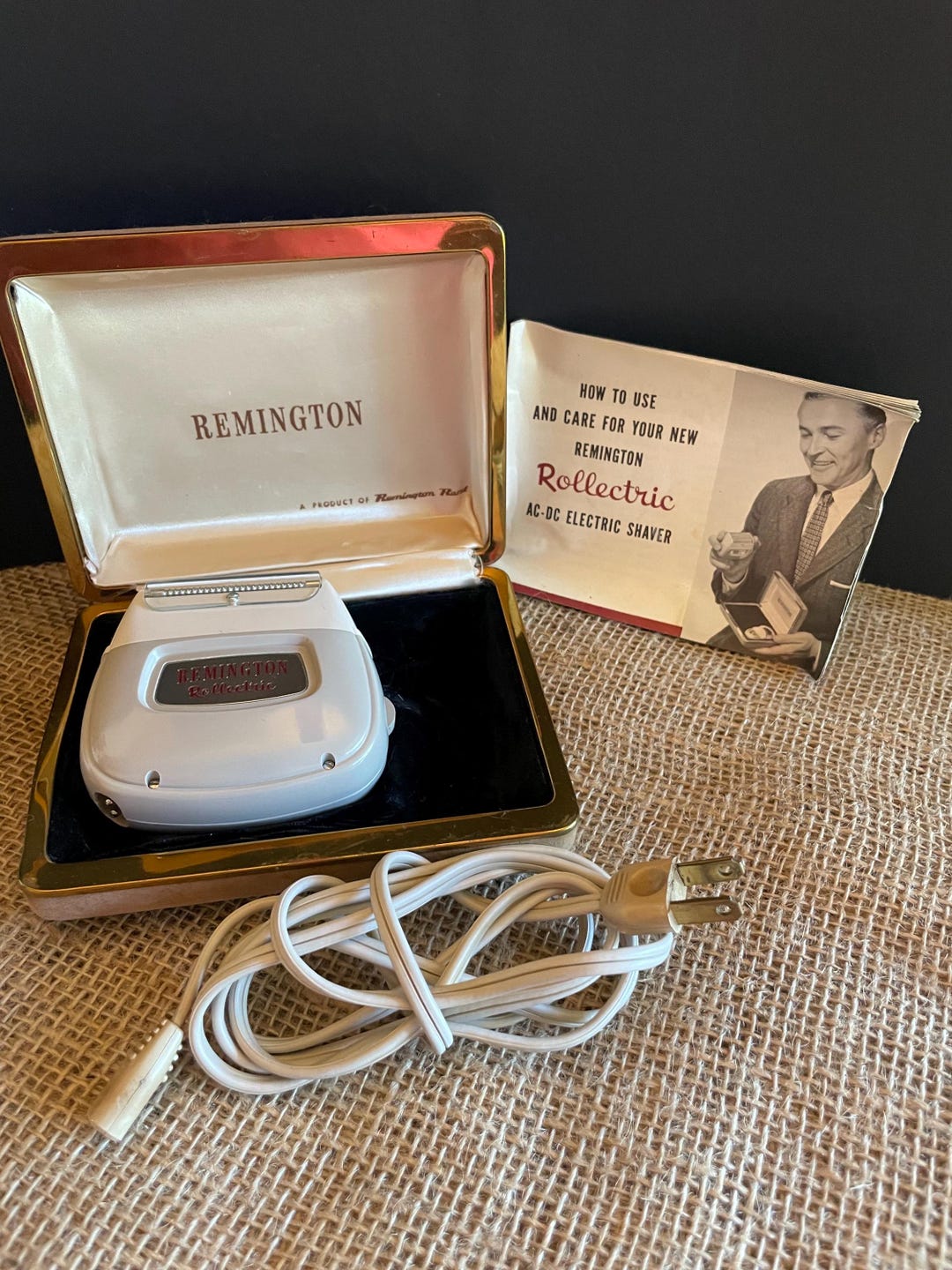 Vintage Remington Rollectric Shaver Electric Razor - Works! - Etsy