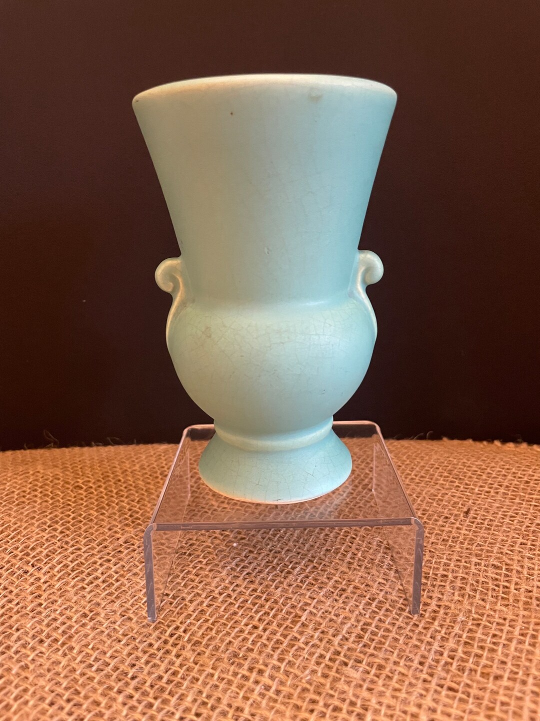 Sweet Mccoy Matte Turquoise Pottery Vase 5 Tall - Etsy