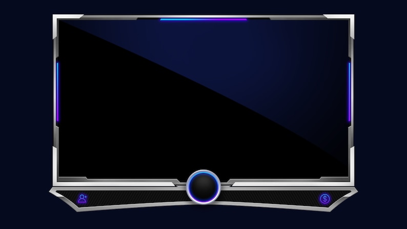 Tech Stream Overlay for Youtube/aesthetic Theme/transition/panels ...